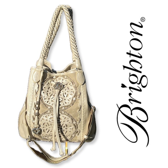 Brighton | Bags | Brighton Masterpiece Collection Cross Body Bucket Bag ...